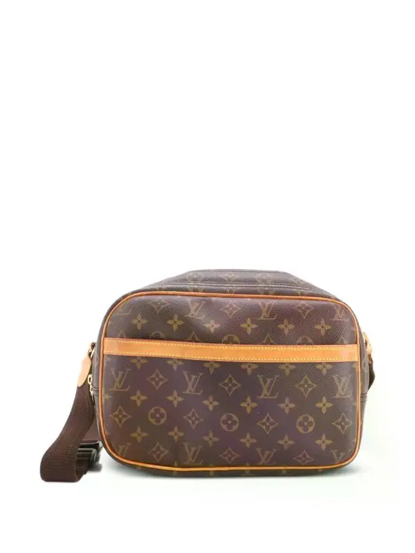 LOUIS VUITTON Monogram Canvas Pm Reporter Bag - Brown
