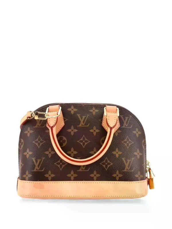 LOUIS VUITTON Alma Monogram Canvas Bb Crossbody Bag
