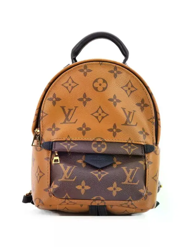 LOUIS VUITTON Palm Springs Reverse Monogram Canvas Mini Backpack - Brown
