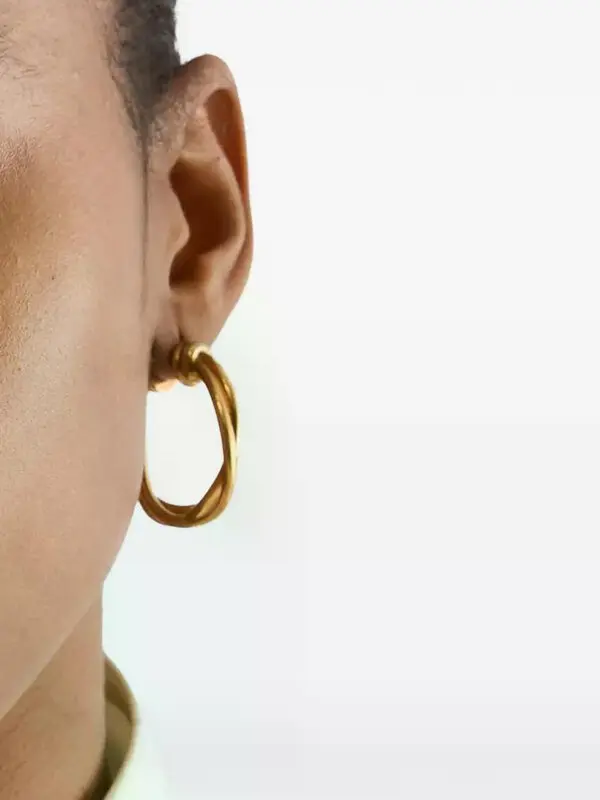 JIL SANDER Tangle Knot-detail Earrings