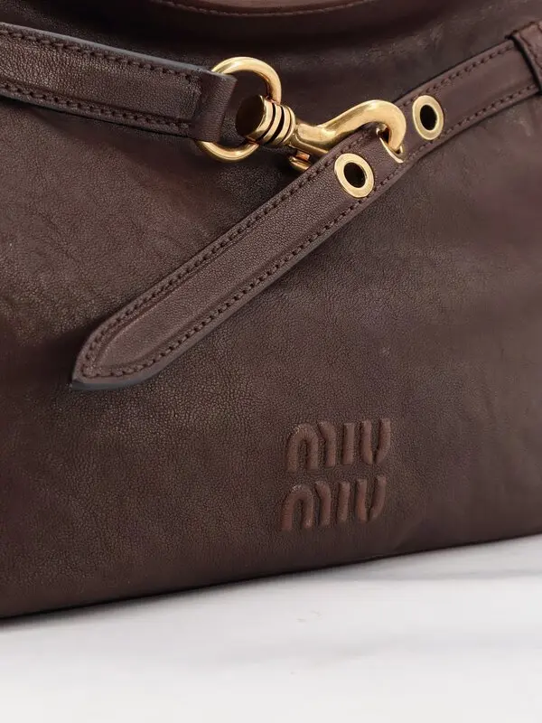 Miu Miu Aventure Leather Shoulder Bag