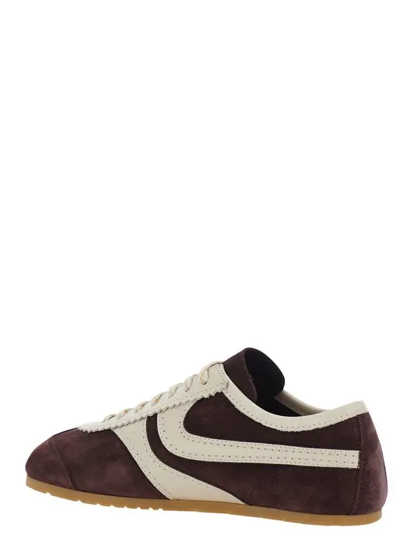 Dries Van Noten Dustin Suede Sneakers - Purple