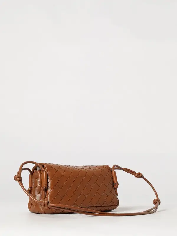 Bottega Veneta Woven Leather Clutch - Brown