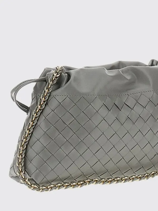 Bottega Veneta Woven Clutch - Gold