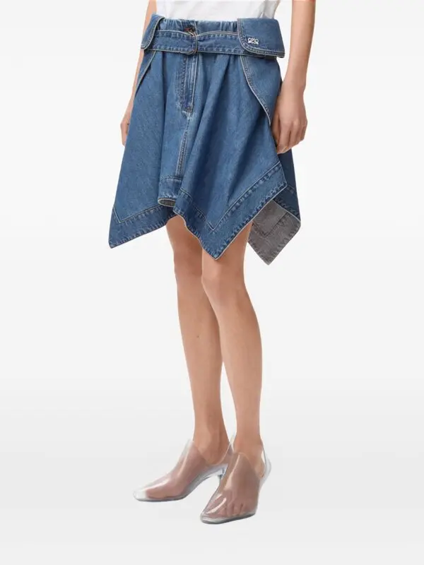 Loewe Denim Cargo Skirt