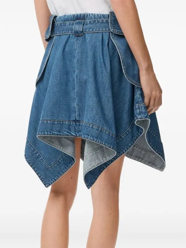Loewe Denim Cargo Skirt