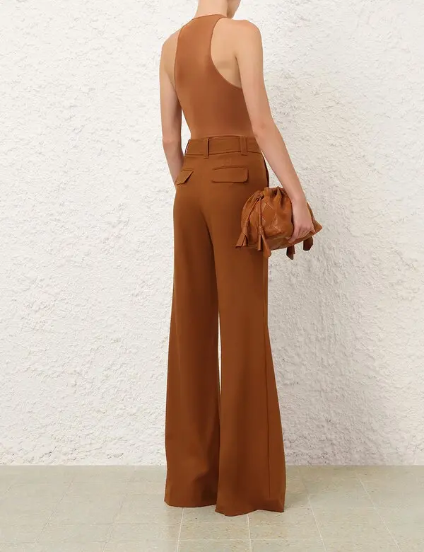 Zimmermann Valiant Wool Flare Pant