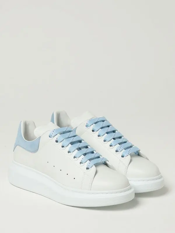 Alexander McQueen Oversize Leather Sneakers - White 2