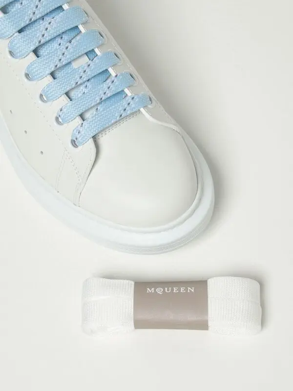 Alexander McQueen Oversize Leather Sneakers - White 2