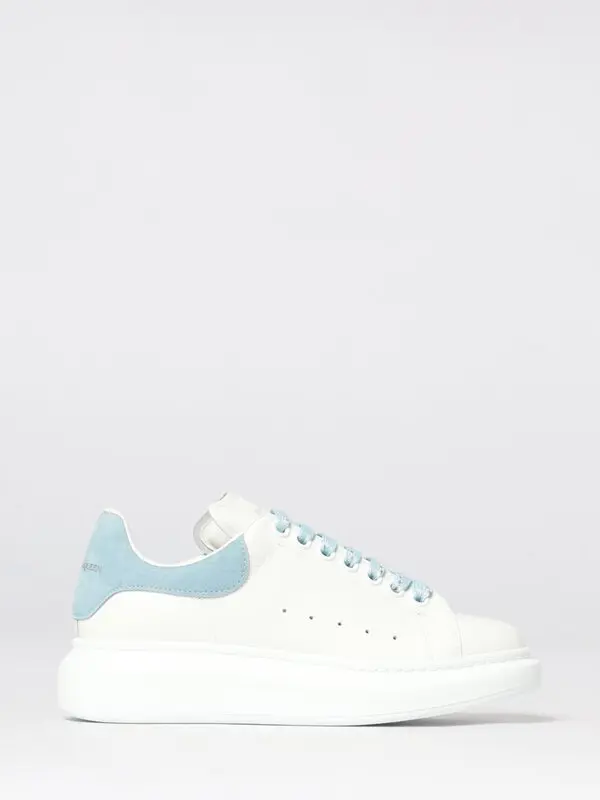 Alexander McQueen Oversize Leather Sneakers - White 2