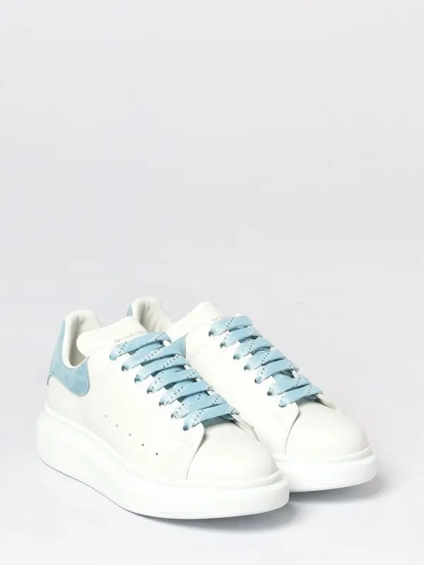 Alexander McQueen Oversize Leather Sneakers - White 2