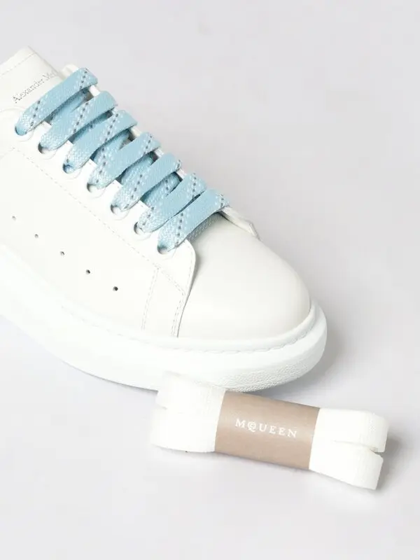 Alexander McQueen Oversize Leather Sneakers - White 2
