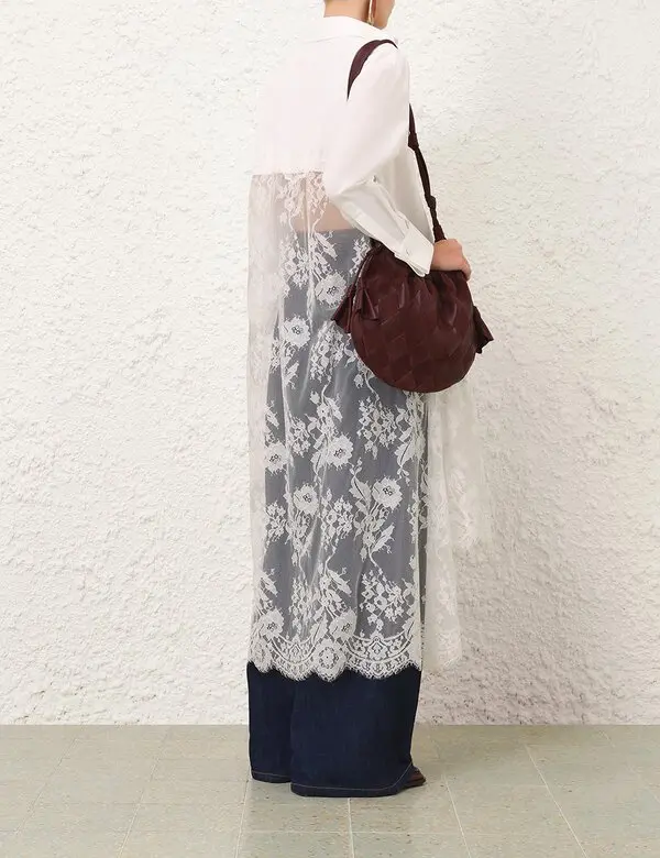 Zimmermann Valiant Lace Tunic Shirt