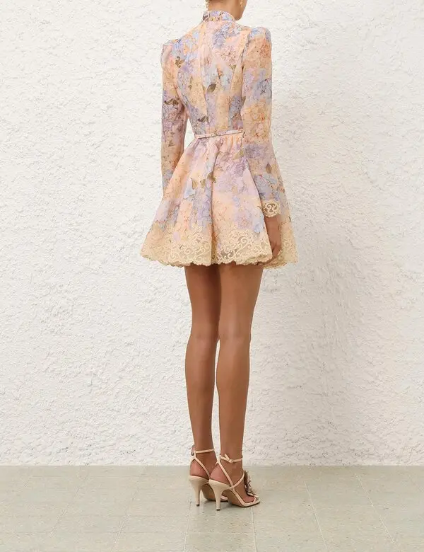 Zimmermann Valiant Panelled Mini Dress