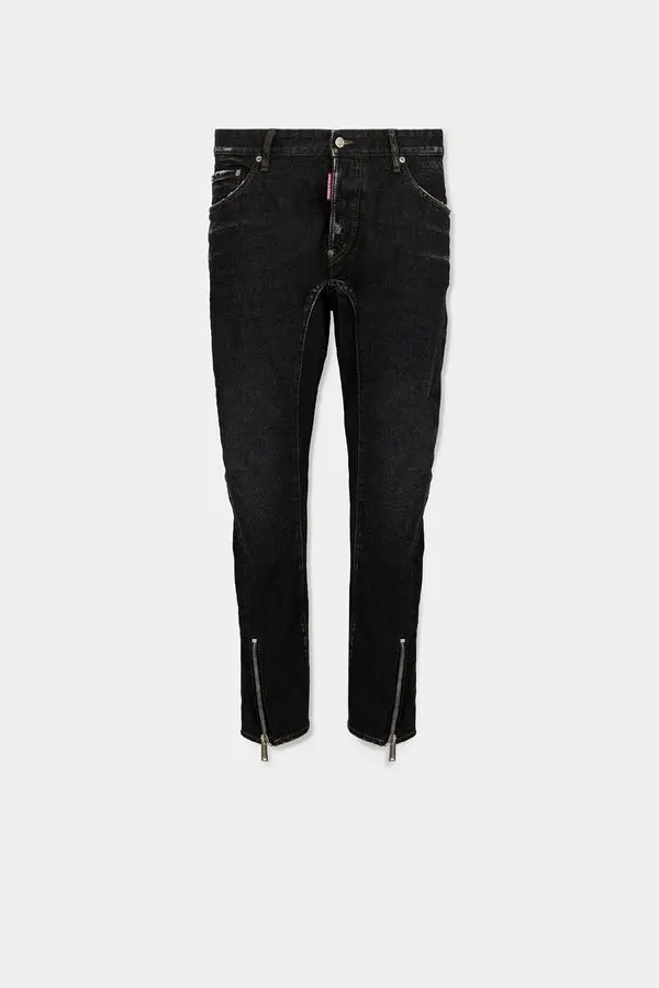 Dsquared2 Aviator Biker Zips Jeans