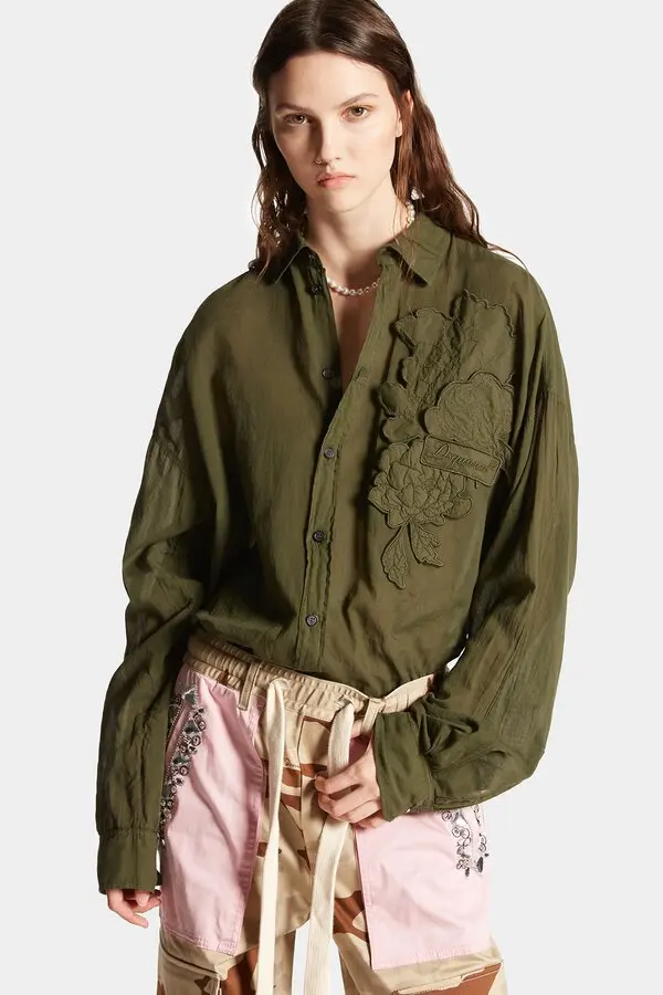 Dsquared2 Blossom Patch Shirt