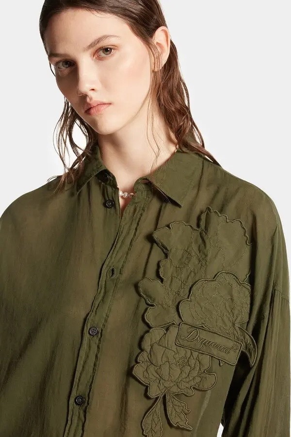 Dsquared2 Blossom Patch Shirt