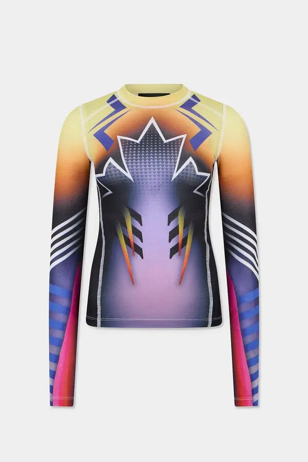 Dsquared2 Skiers Printed Long Sleeve T-shirt