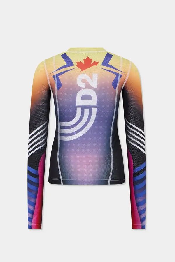 Dsquared2 Skiers Printed Long Sleeve T-shirt