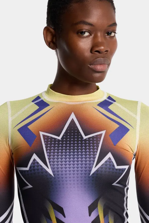 Dsquared2 Skiers Printed Long Sleeve T-shirt