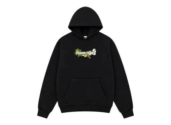 DENIM TEARS Floral Logo Hoodie
