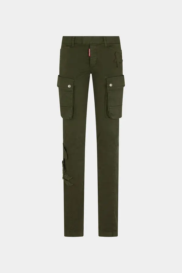 Dsquared2 Blossom Patch Cargo Pants