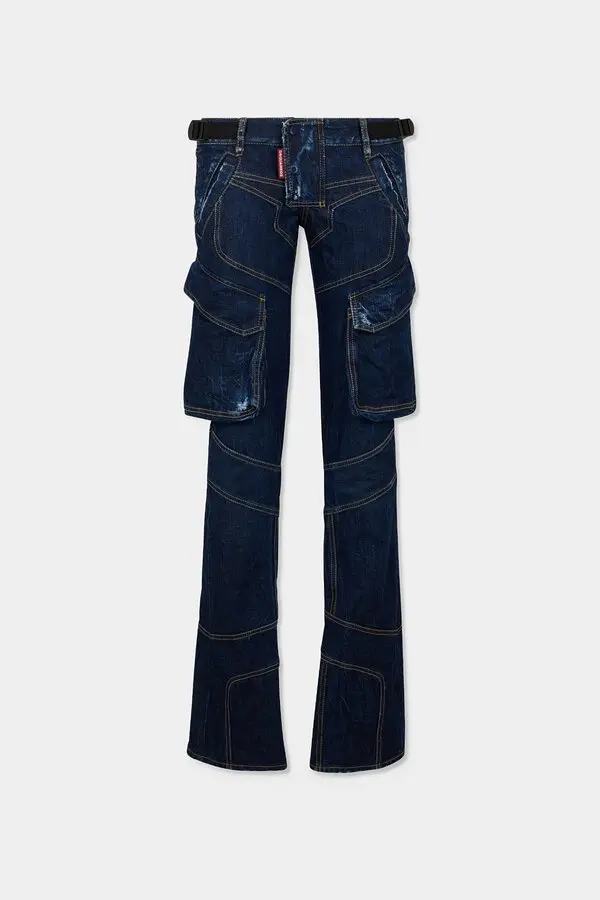 Dsquared2 Skiers Snowboard Venus Jeans - Blue
