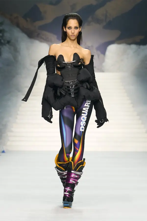 Dsquared2 Ski Pass Down Mini Skirt