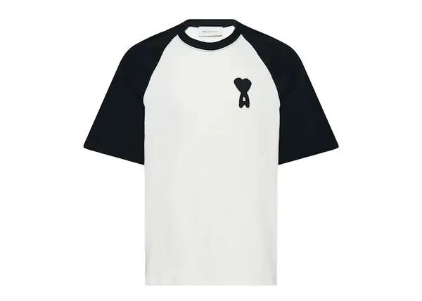 AMI Paris De Coeur Raglan Short Sleeve T-shirt