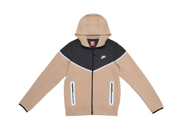 Nike Tech Fleece Windrunner Full Zip Hoodie - Hemp/anthracite/black