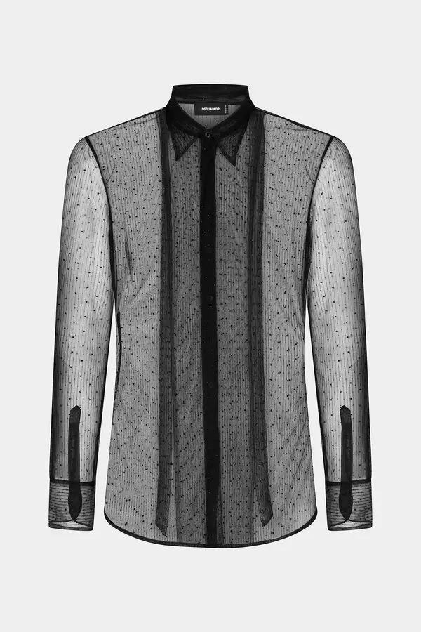Dsquared2 Evening See Through Bow Shirt