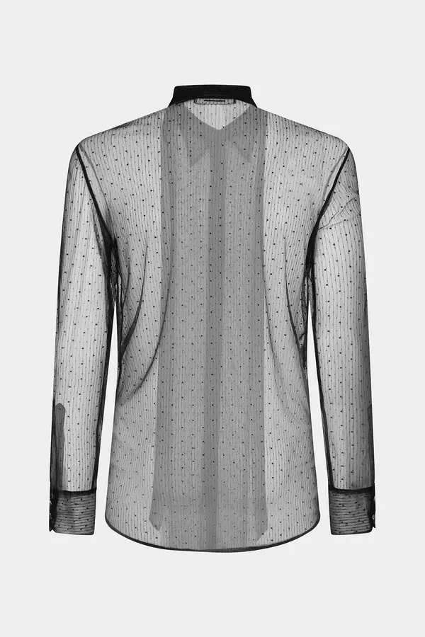 Dsquared2 Evening See Through Bow Shirt