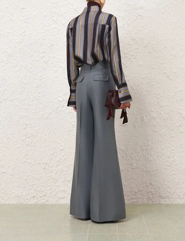 Zimmermann Valiant Structured Flare Pant