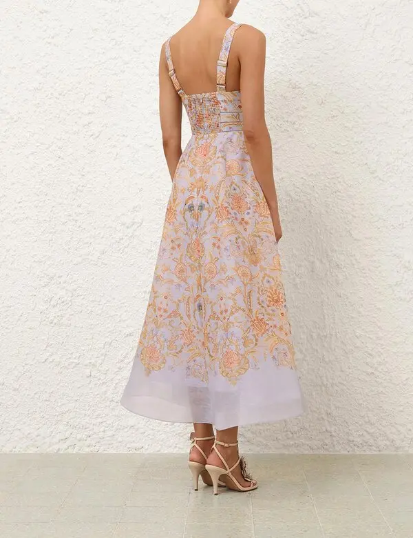 Zimmermann Valiant Draped Picnic Dress