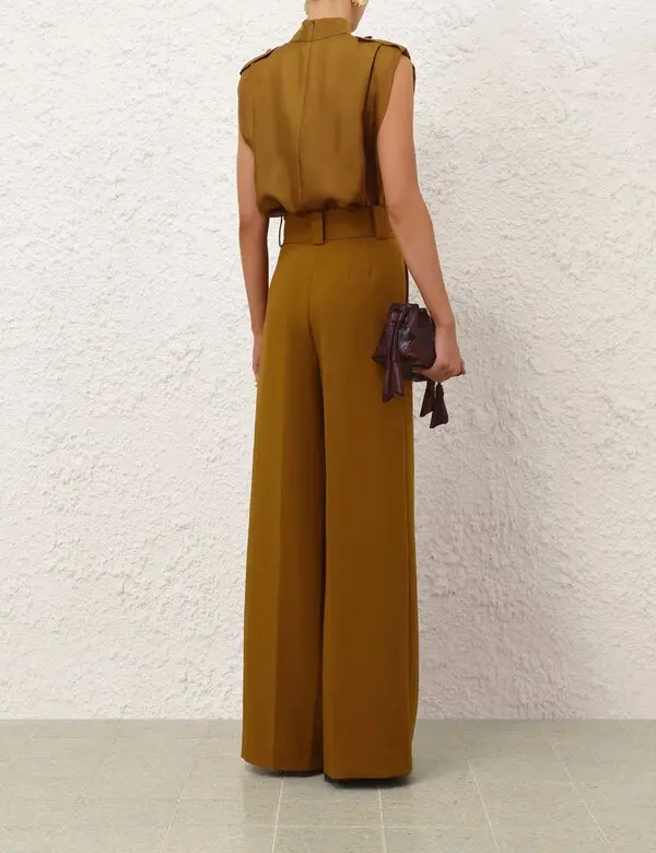 Zimmermann Sleeveless Tuck Shirt
