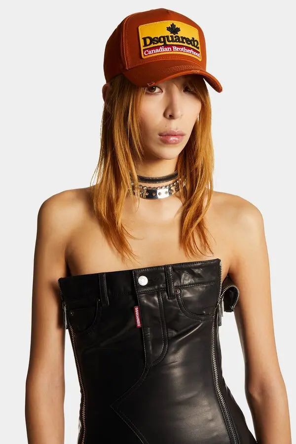 Dsquared2 Leather Strapless Dress