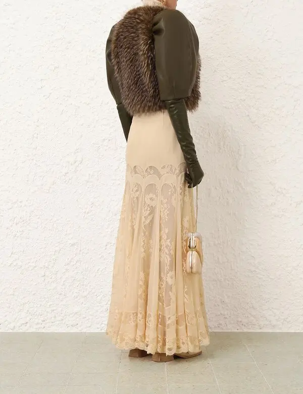 Zimmermann Valiant Faux Fur Bolero