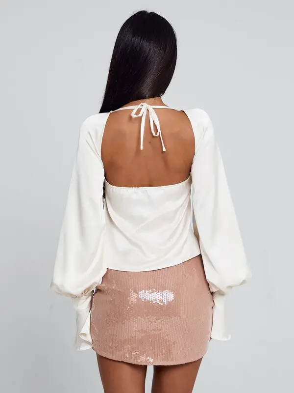 OUTCAST Kavana Mini Skirt Rose Gold