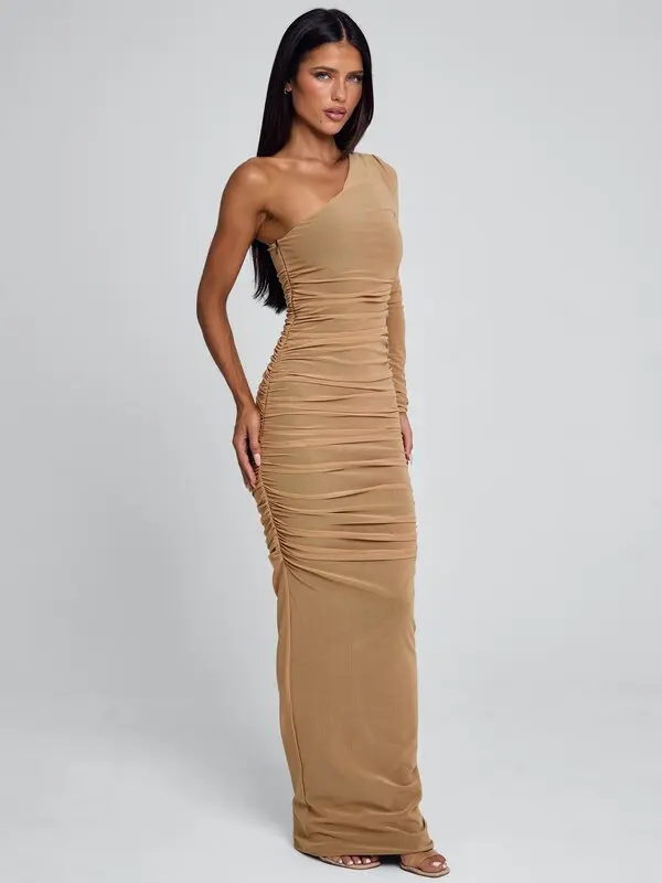 OUTCAST Reva Maxi Dress - Tan