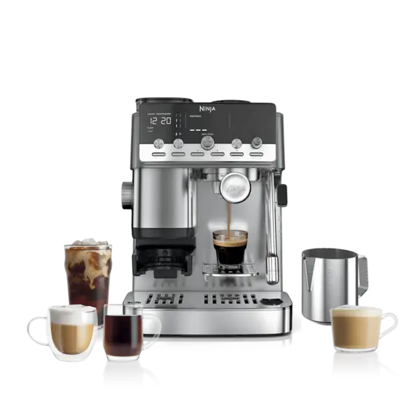 NINJA Luxe Cafe Mini Plus Autofroth Espresso Machine - Silver