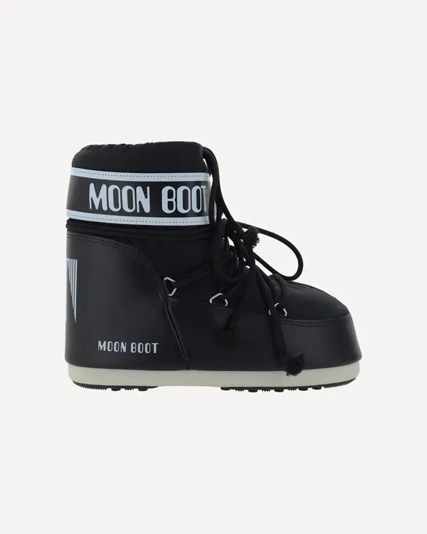 Moon Boot Icon Low Padded Lace-up Boots - Black