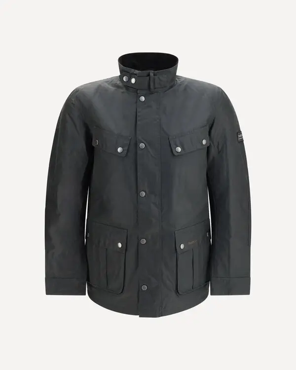 BARBOUR INTERNATIONAL Duke Wax Jacket Ale - Green