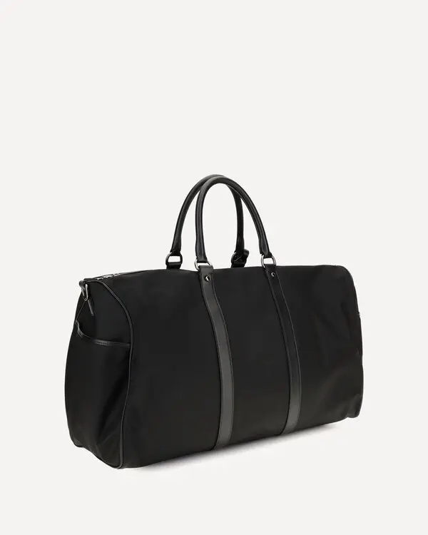 Kiton Leather-trim Travel Duffle Bag