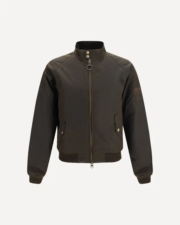 BARBOUR INTERNATIONAL Merchant Wax Jacket - Green