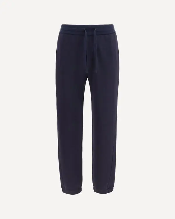 Loro Piana Sea Island Cotton & Cashmere Blend Trousers - Blue