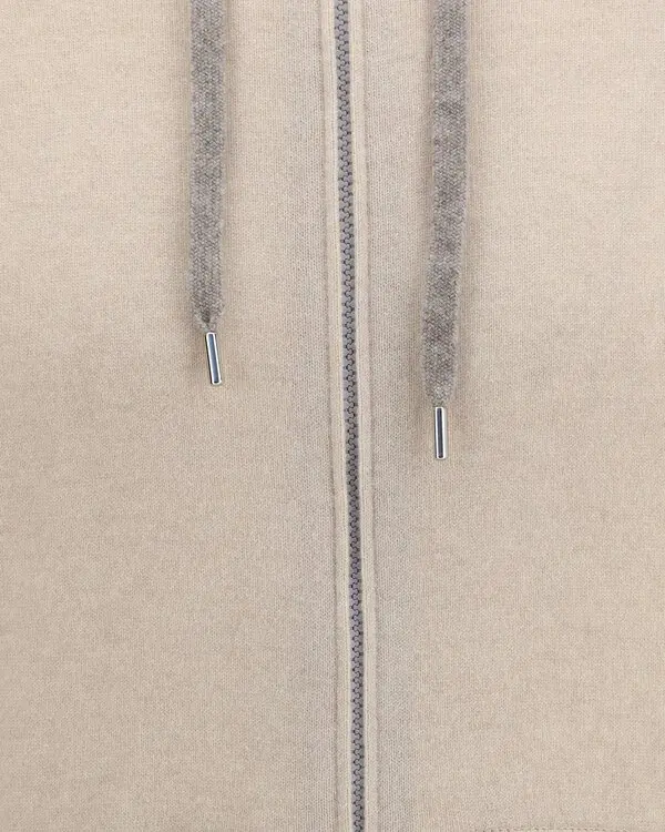 Brunello Cucinelli Cashmere Zip Up Hoodie