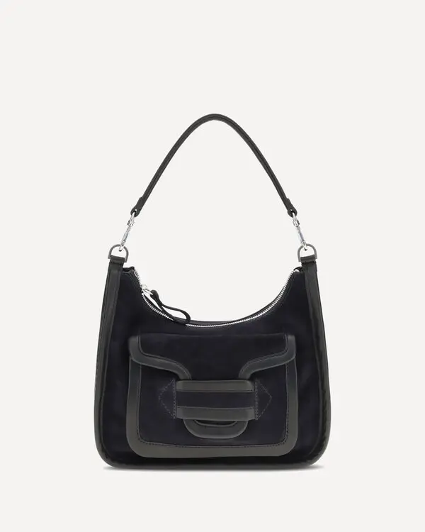 Pierre Hardy Alpha Day Miss Leather Shoulder Bag - Black