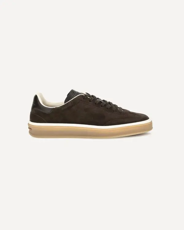 Loro Piana Suede Tennis Walk Sneakers