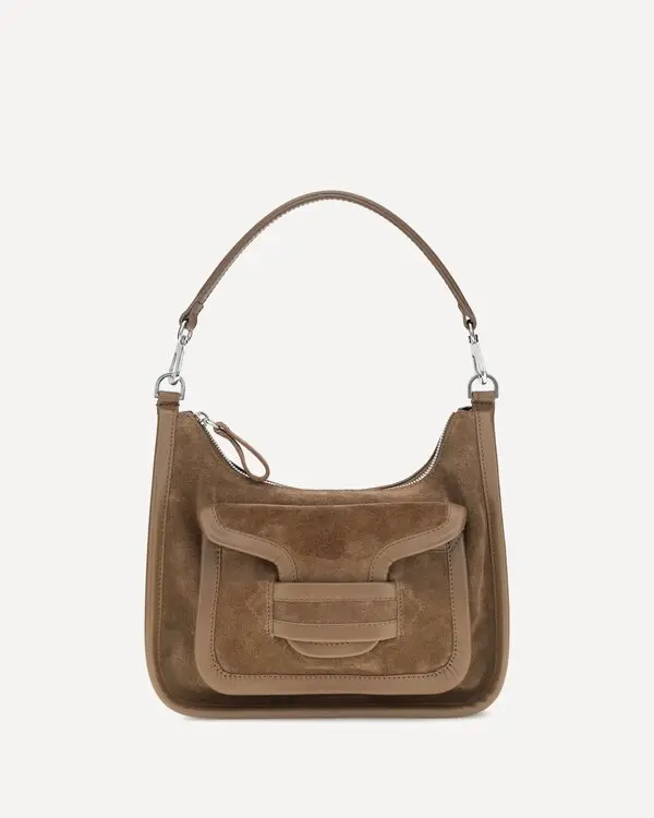 Pierre Hardy Alpha Day Miss Leather Shoulder Bag - Beige