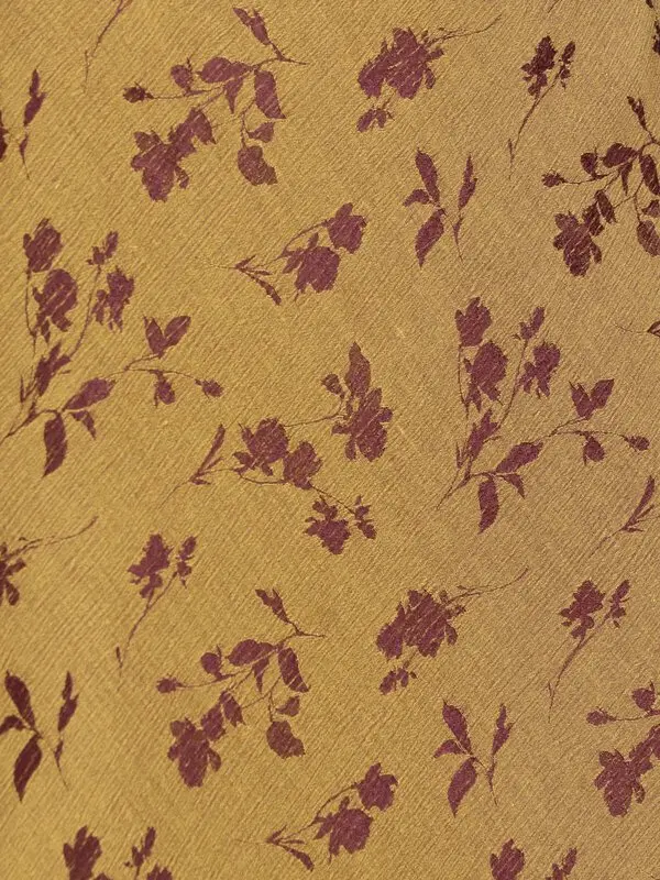 Dries Van Noten Printed Midi Skirt - Yellow